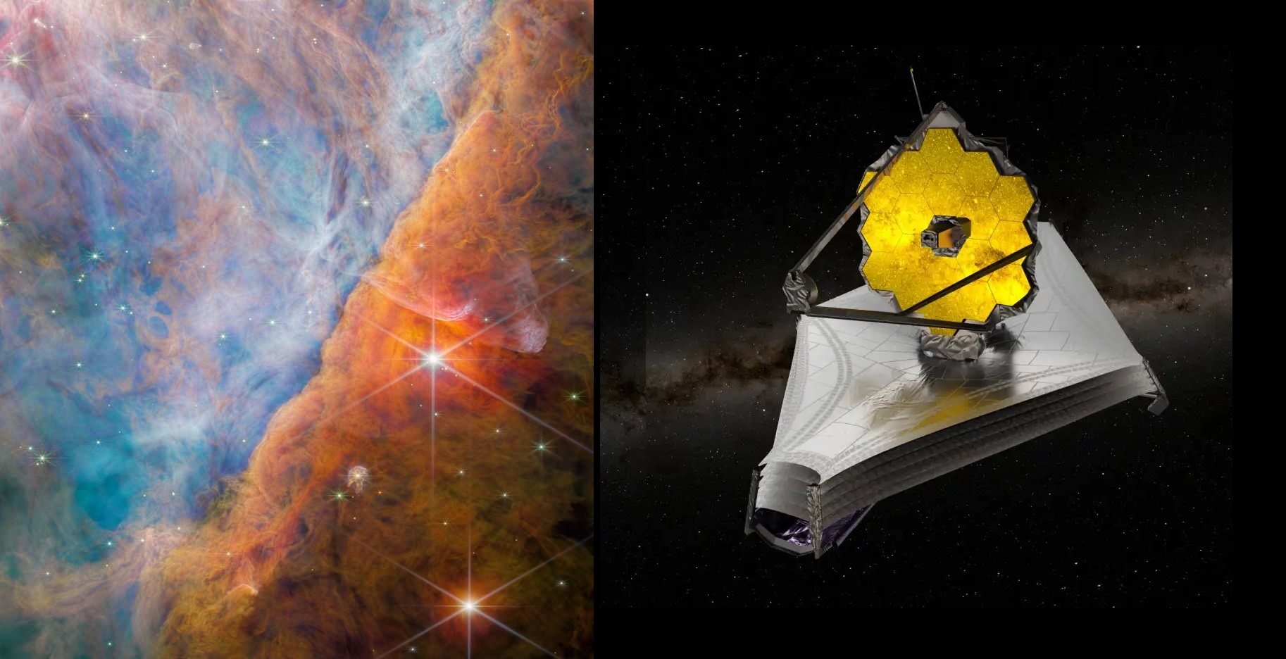 BREAKING៖ នេះជារូបភាពថ្មីពី James Webb! វាជាផ្នែកមួយនៃនីប៊ូឡា Orion ...